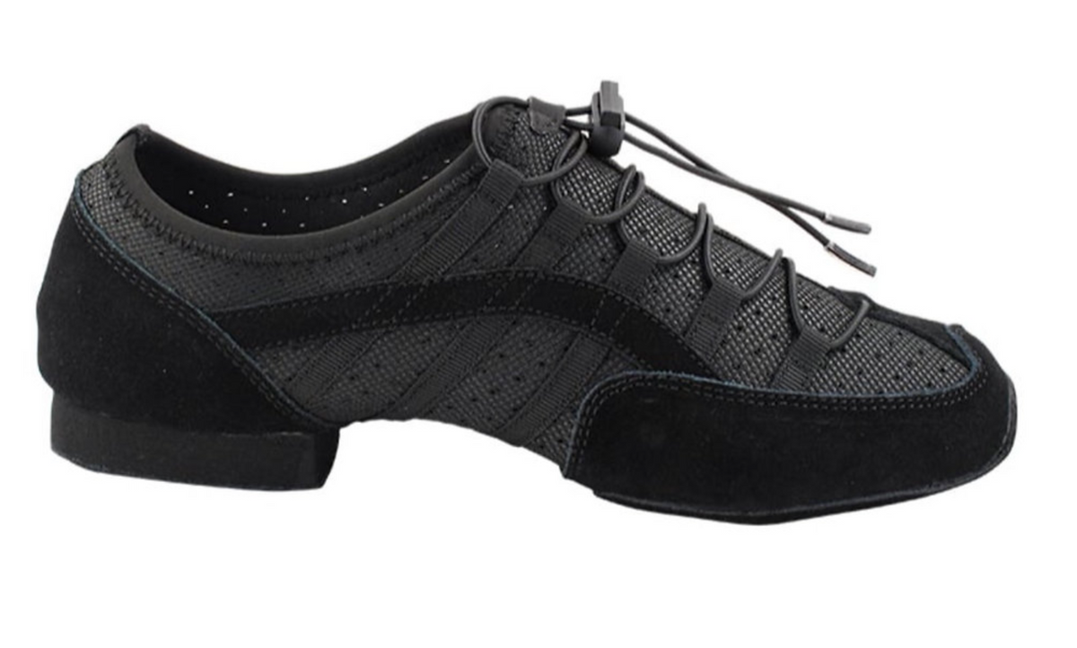 Men's Dance Sneakers - Black & Grey – Let's Dance With Me Store