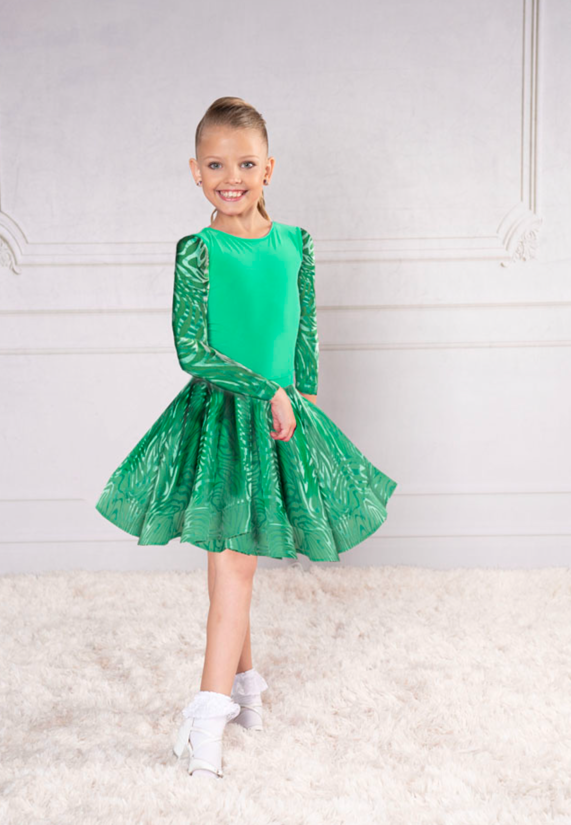 JR-B2 GIRLS BODYSUIT WITH LONG SLEEVES – Let's Dance With Me Store